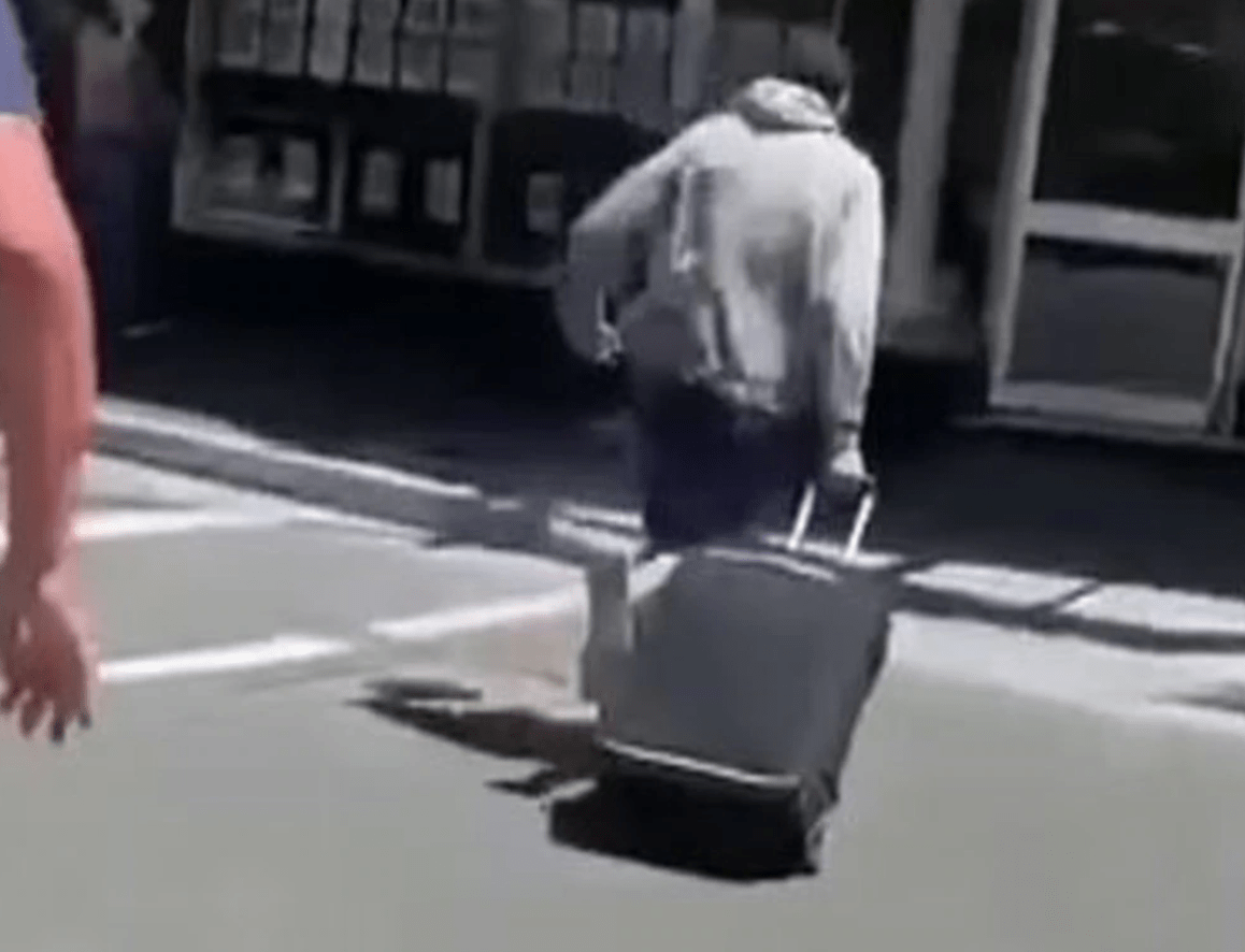 Supermarket boss takes down man stealing a suitcase of meat